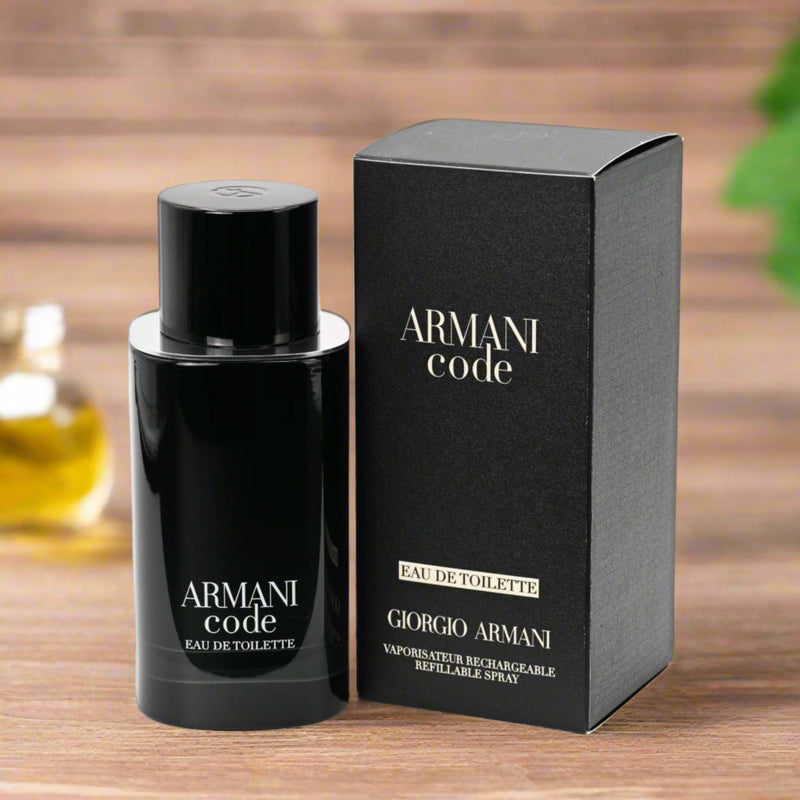 Armani Code (refillable) by Giorgio Armani cologne for men EDT 2.5 oz
