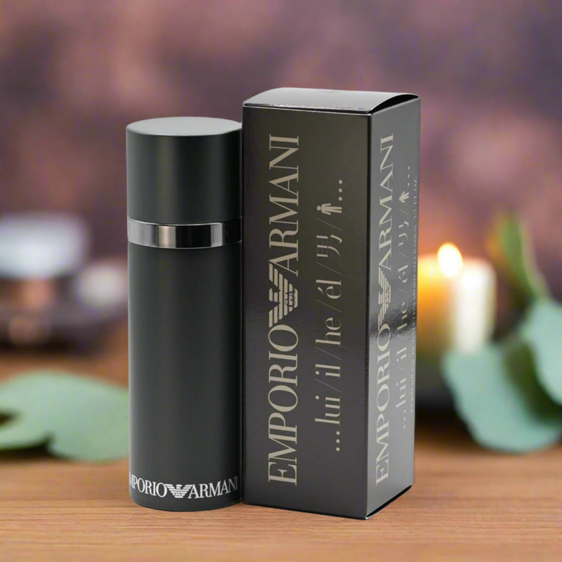 Emporio Armani He by Giorgio Armani cologne for men EDT 3.3 / 3.4 oz N