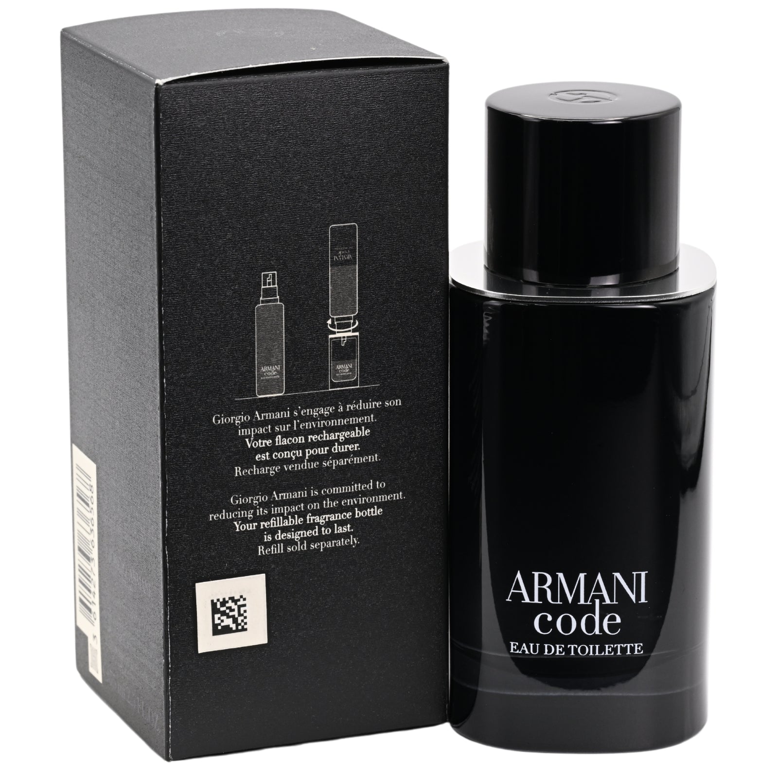 Armani Code (refillable) by Giorgio Armani cologne for men EDT 2.5 oz
