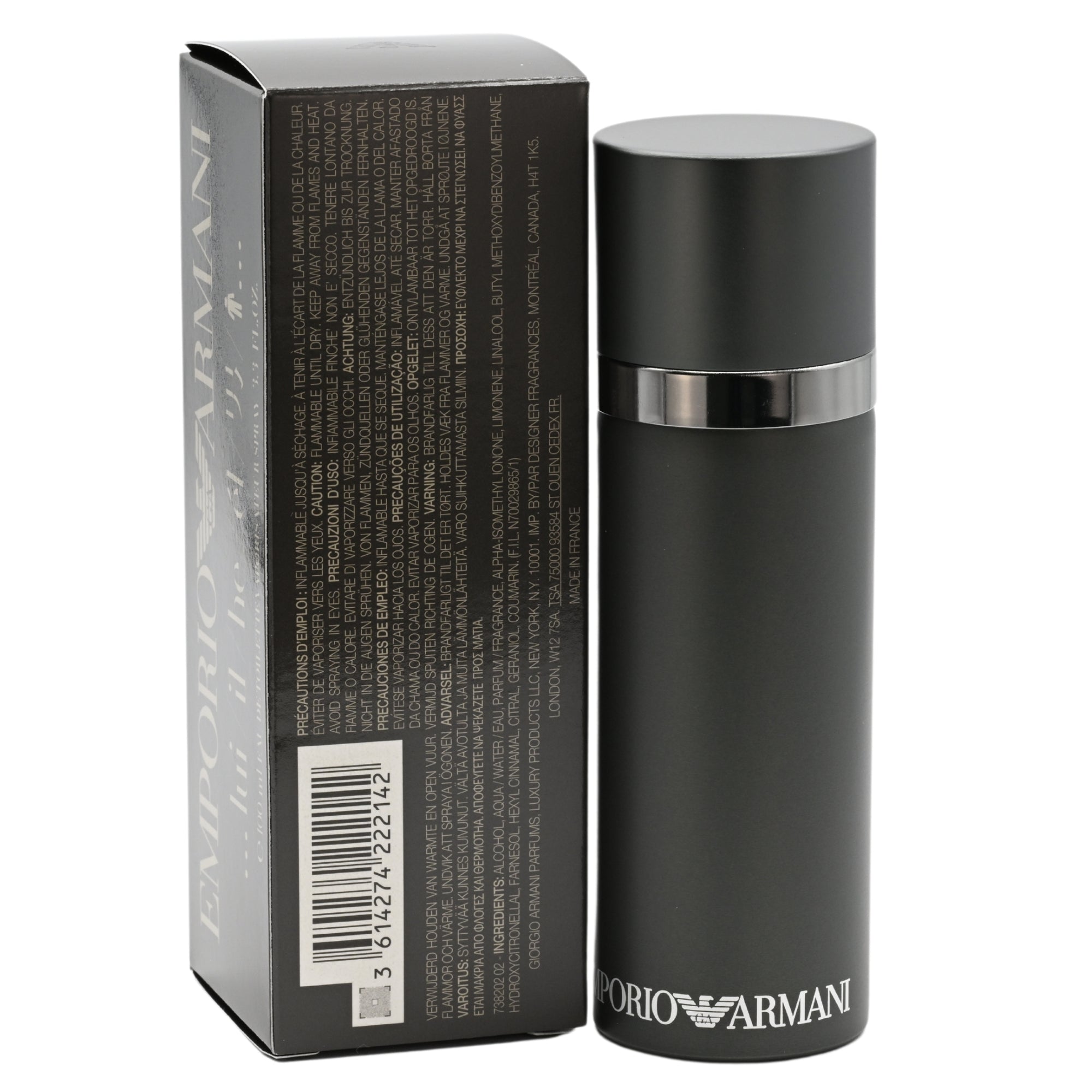 Emporio Armani He by Giorgio Armani cologne for men EDT 3.3 / 3.4 oz N