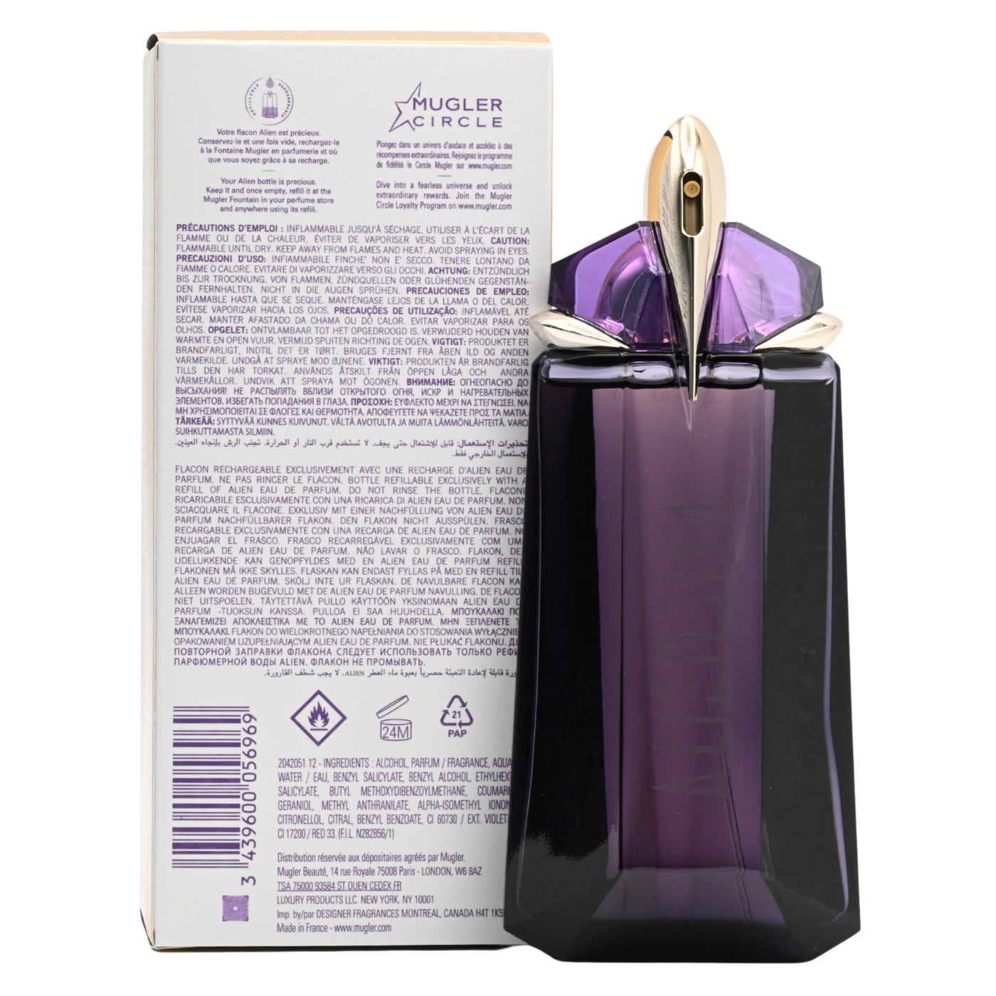 Alien by Thierry Mugler for women EDP 3 / 3.0 oz New in Box