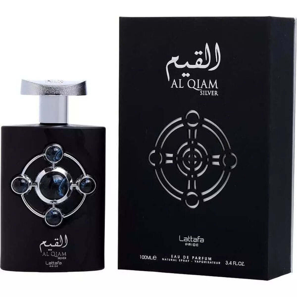 Al Qiam Silver by Lattafa cologne for men EDP 3.3 / 3.4 oz New in Box