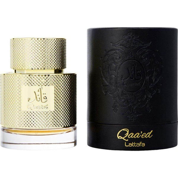 Qaaed by Lattafa perfume for unisex EDP 3.3 / 3.4 oz New in Box