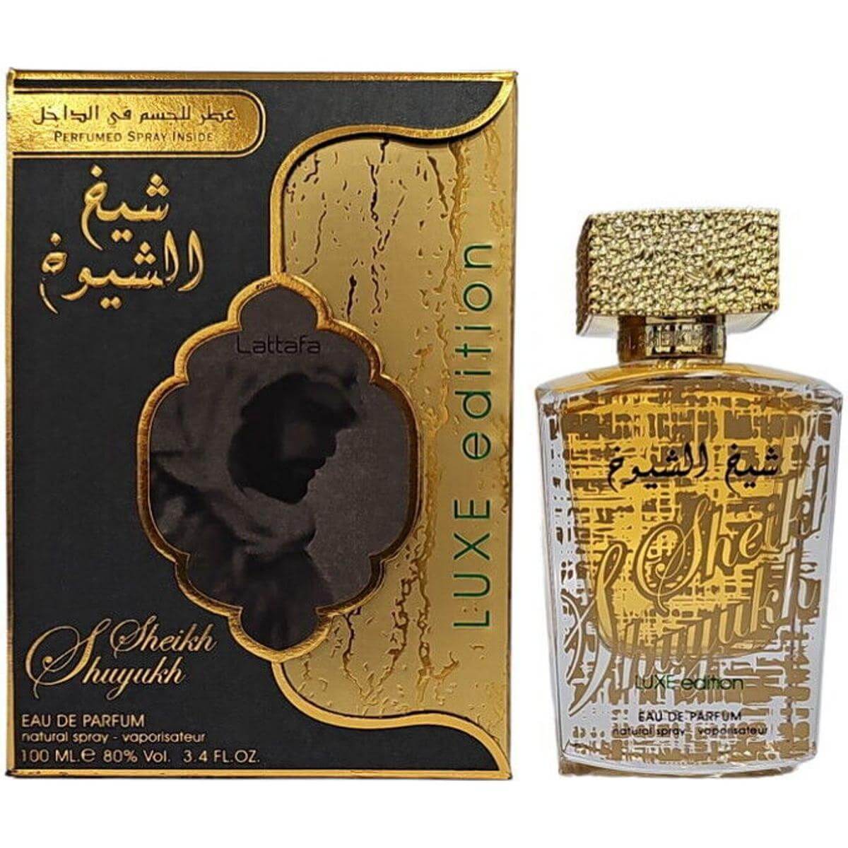 Sheikh Al Shuyukh by Lattafa perfume for unisex EDP 3.3 / 3.4 oz New i