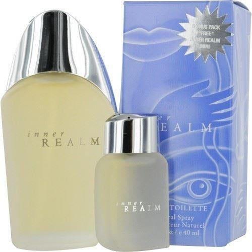INNER REALM by Erox EDT Spray 1.3 oz & Parfum .25 oz Mini Bonus Pack