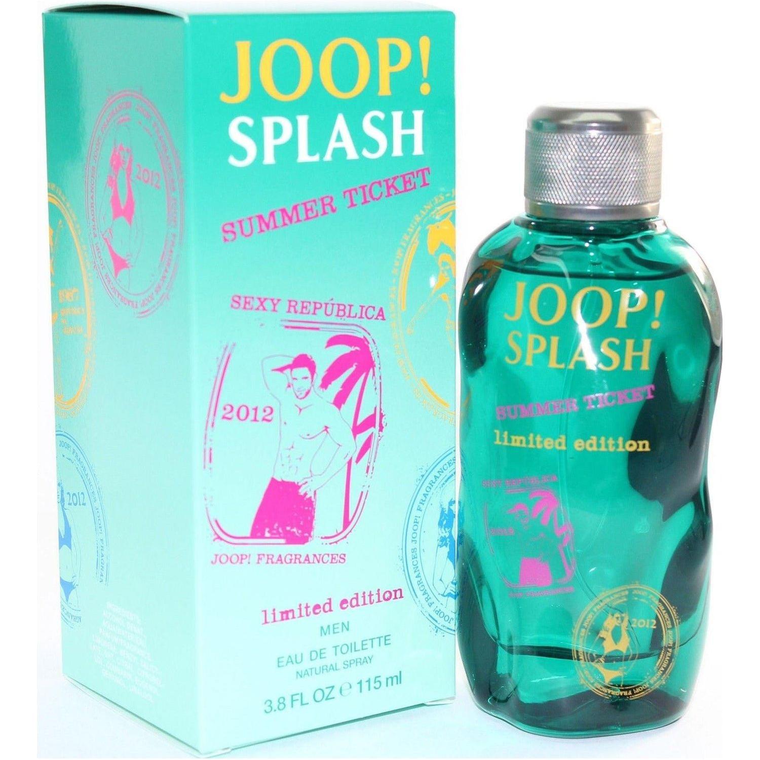 Joop Splash Summer Ticket 3.8 oz 3.7 EDT Cologne for Men