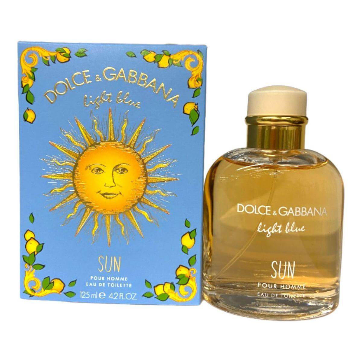 Light Blue Sun by Dolce & Gabbana cologne for men EDT 4.2 oz New In Bo