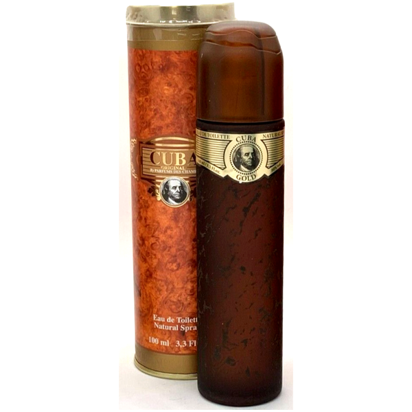 Cuba Gold By Cuba Cologne for Men EDT 3.3 / 3.4 oz New In Box