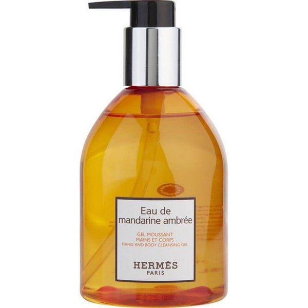 Eau De Mandarine Ambree Hand & Body Cleansing Gel by Hermes 10.0 oz Ne