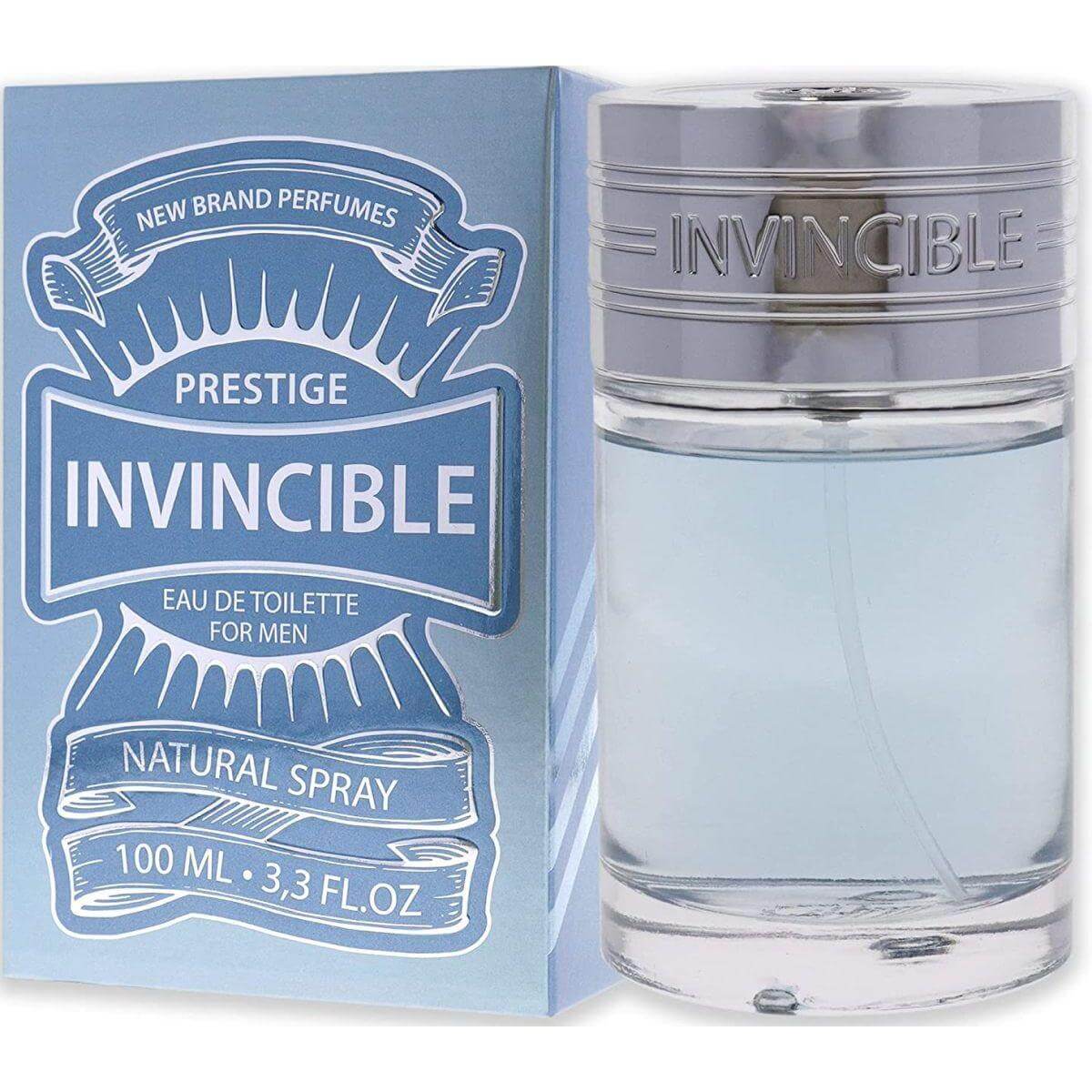 Prestige Invincible by New Brand cologne for men EDT 3.3 /3.4 oz New I