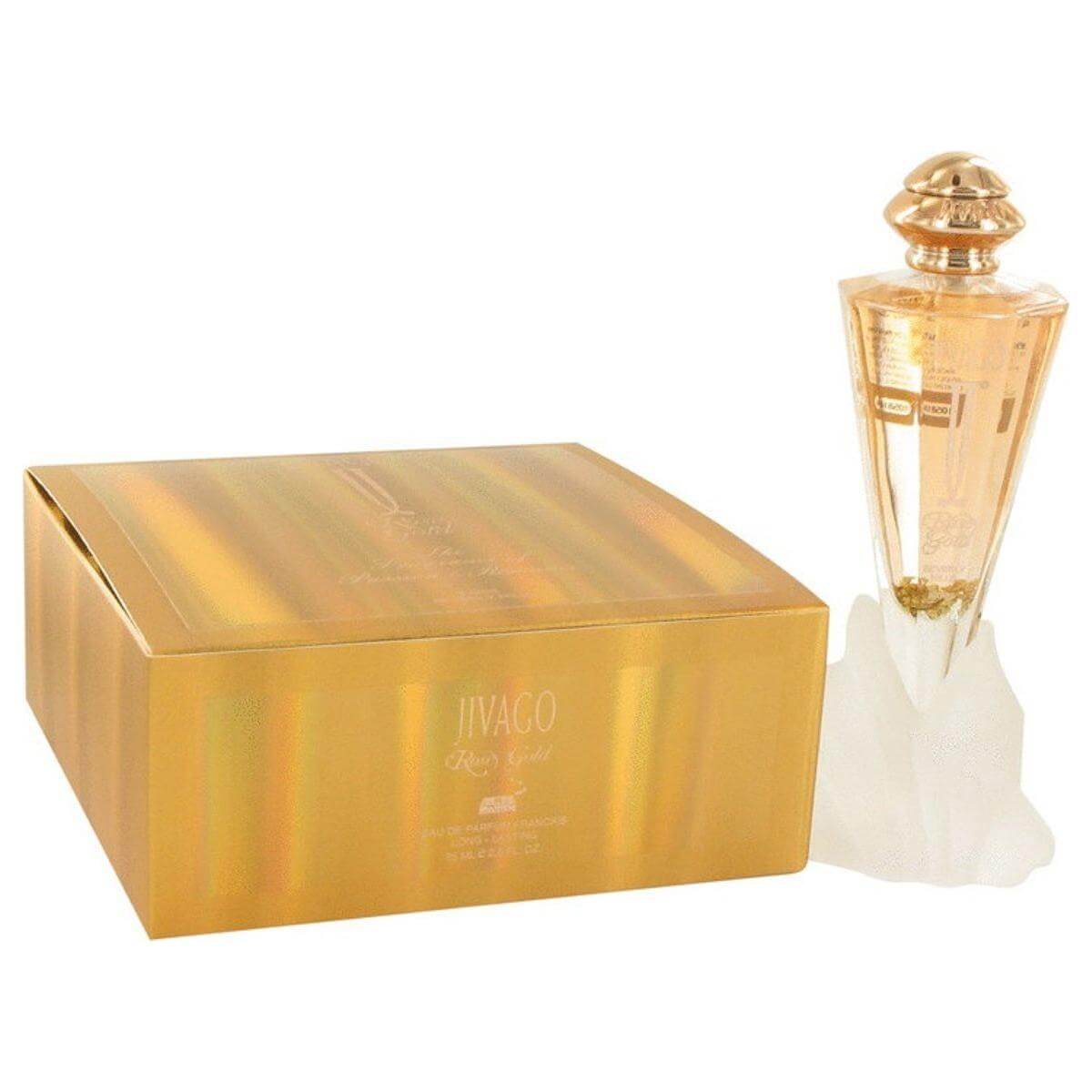 JIVAGO 24K Rose Gold by Ilana Jivago perfume for women EDP 2.5 oz New