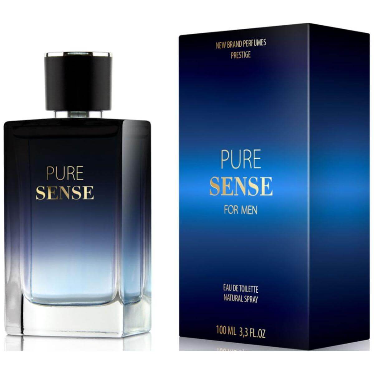 Prestige Pure Sense by New Brand cologne for men EDT 3.3 / 3.4 oz New